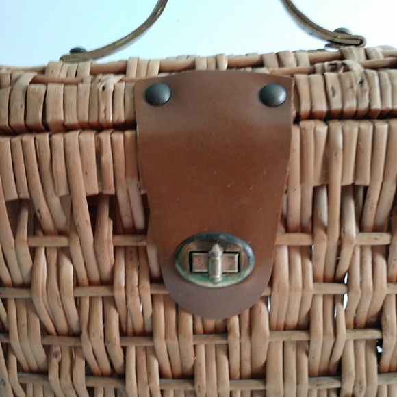 Bags | Vintage Basket Purse | Poshmark